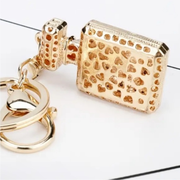Accessories | New Rhinestone Perfume Bottle Keychain Bag Charm | Poshmark